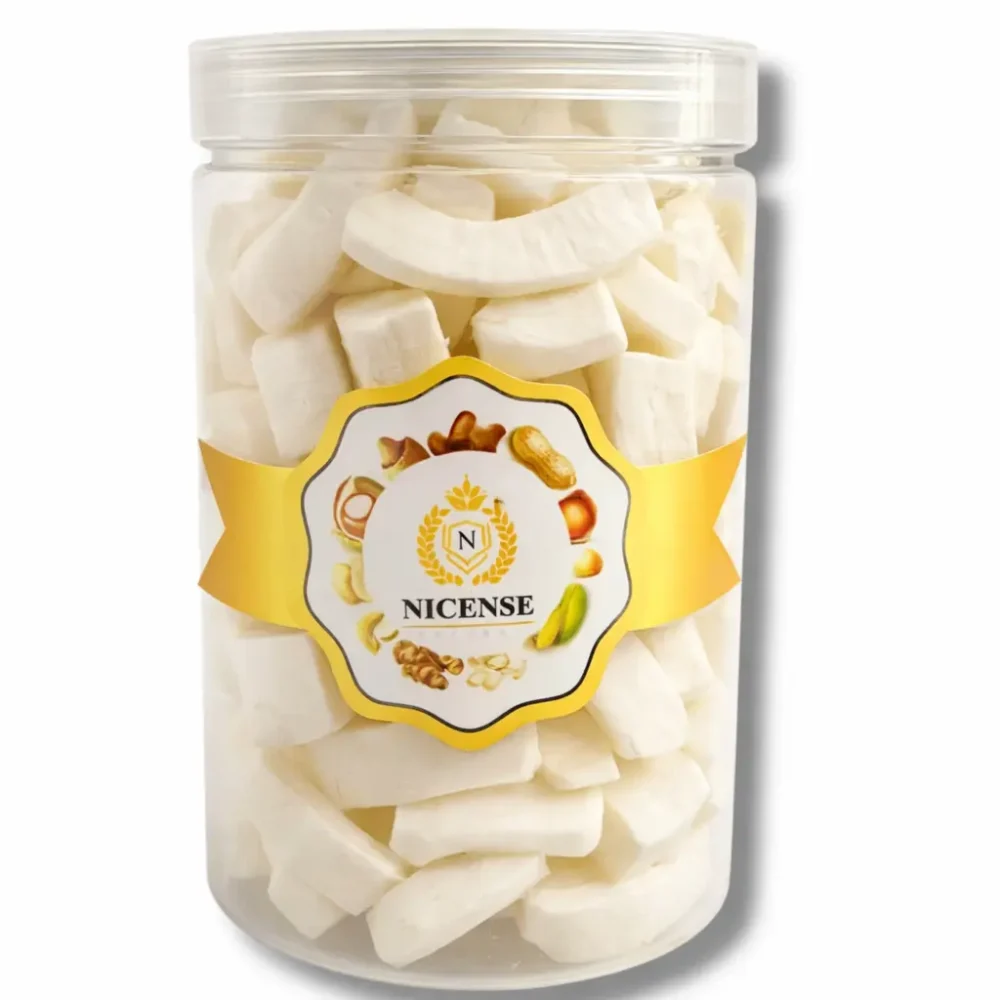 Nicense Freeze Dried Coconut Slices 140g Jar – Light & Crunchy Coconut ...
